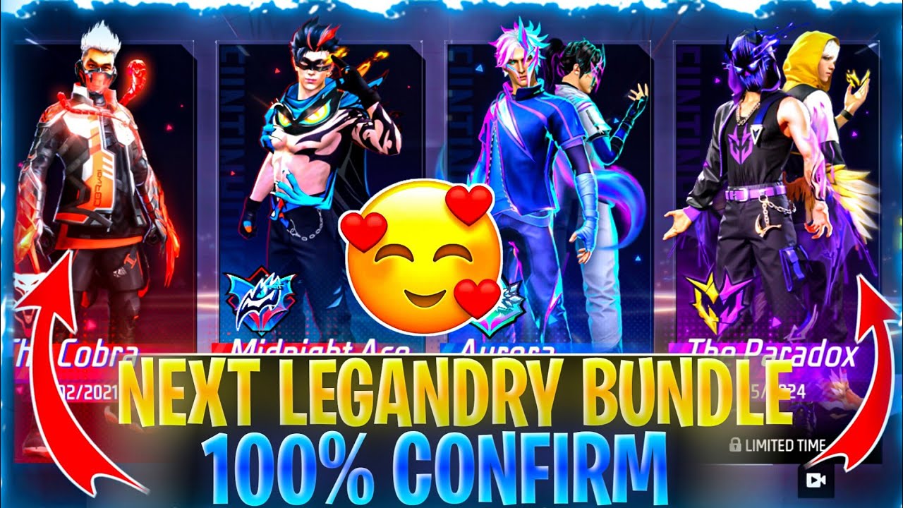 FREE FIRE NEXT EVO LEGENDARY BUNDLE 100% CONFIRM | COBRA BUNDLE RETURN ...