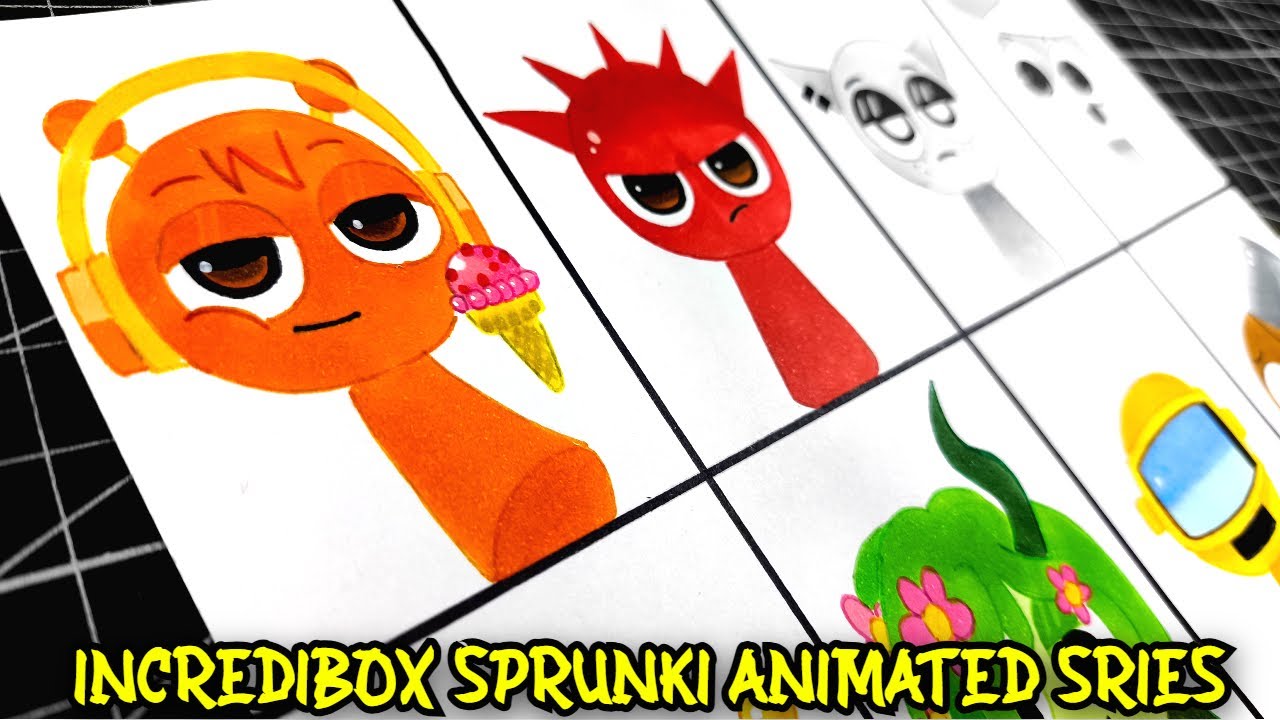 DIBUJO Incredibox Sprunki Animated Series Intro | como dibujar ...