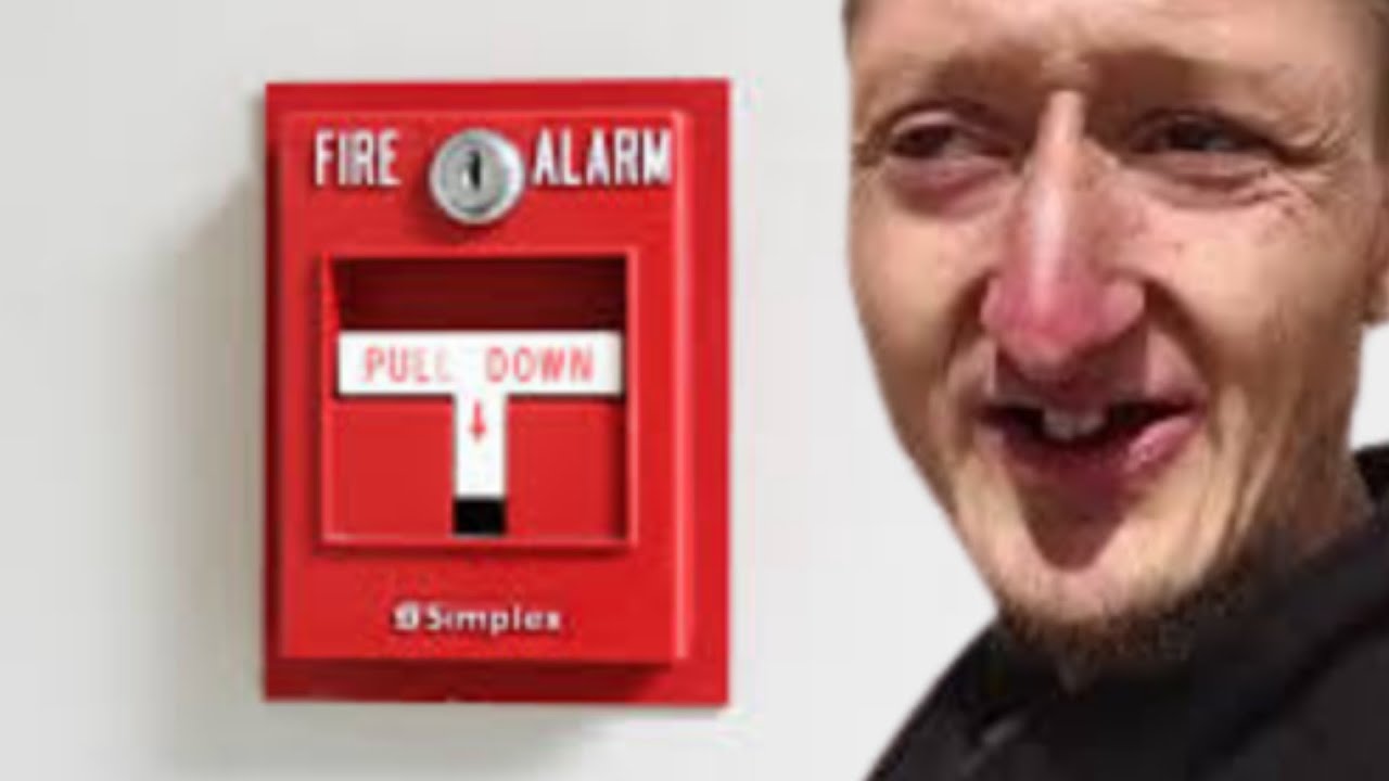 Daniel Larson Pulls the Fire Alarm - YouTube