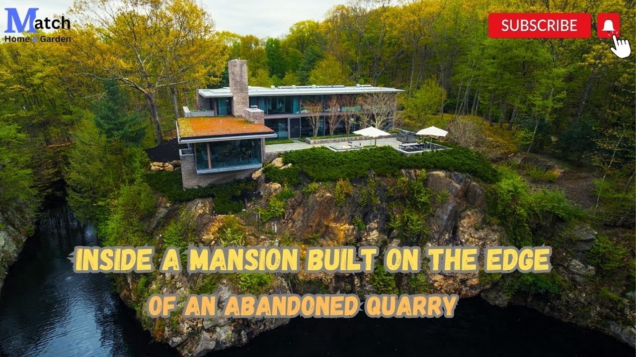Inside A Mansion Built On The Edge Of An Abandoned Quarry | A Marvel of ...