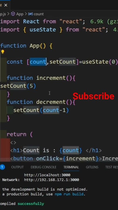 Usestate Hook In React React Tutorial Reactjs Reactjscourse Reacttutorial Usestate
