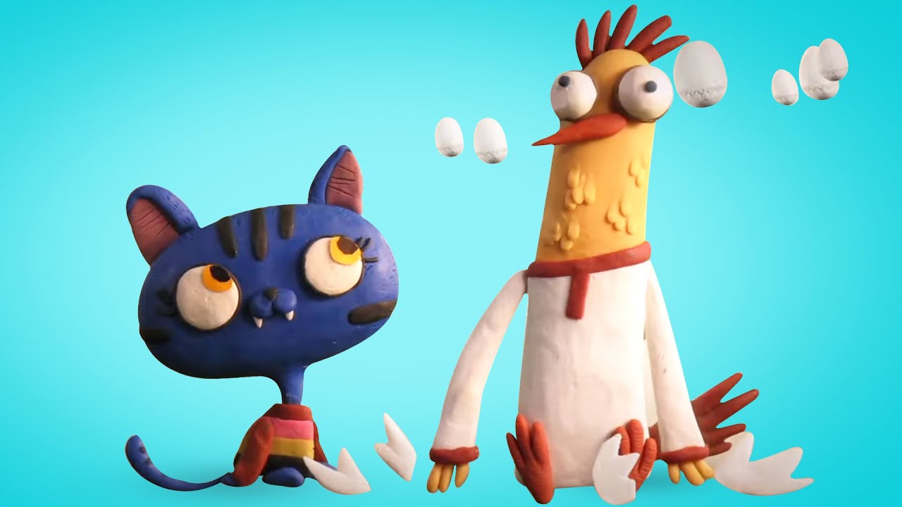 A Rooster and a Cat Story + More Animated Cartoon Videos For Kids - YouTube