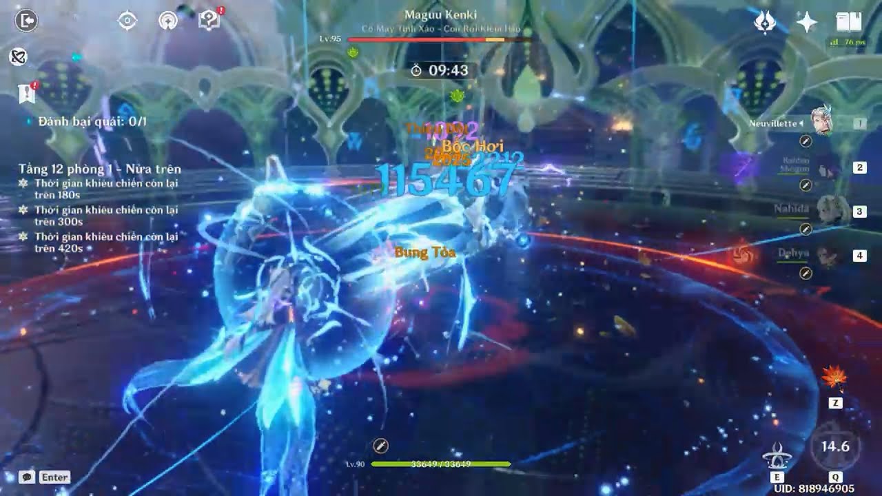 Neuvillette C0 showcase | Đội hình phù hợp nhất cho Neuvillette ở thời ...