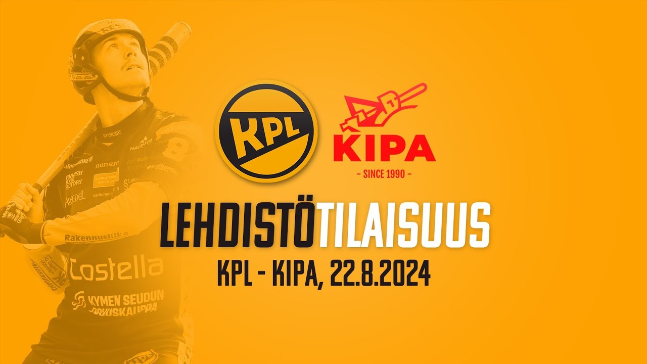 Lehdistötilaisuus KPL - KiPa 22.8.2024, 3. puolivälierä - YouTube