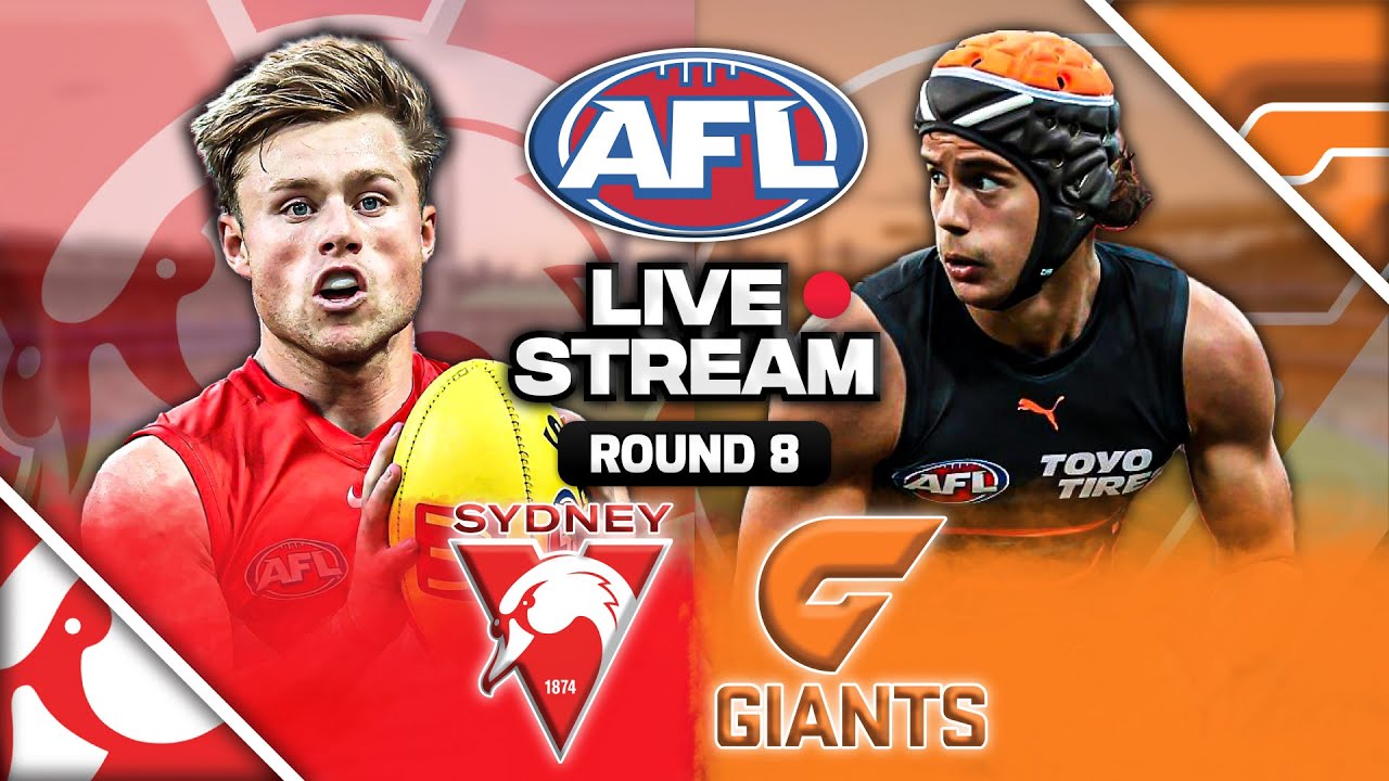 Sydney Swans vs GWS Giants | AFL Round 8, 2025 Live Watch Along - YouTube