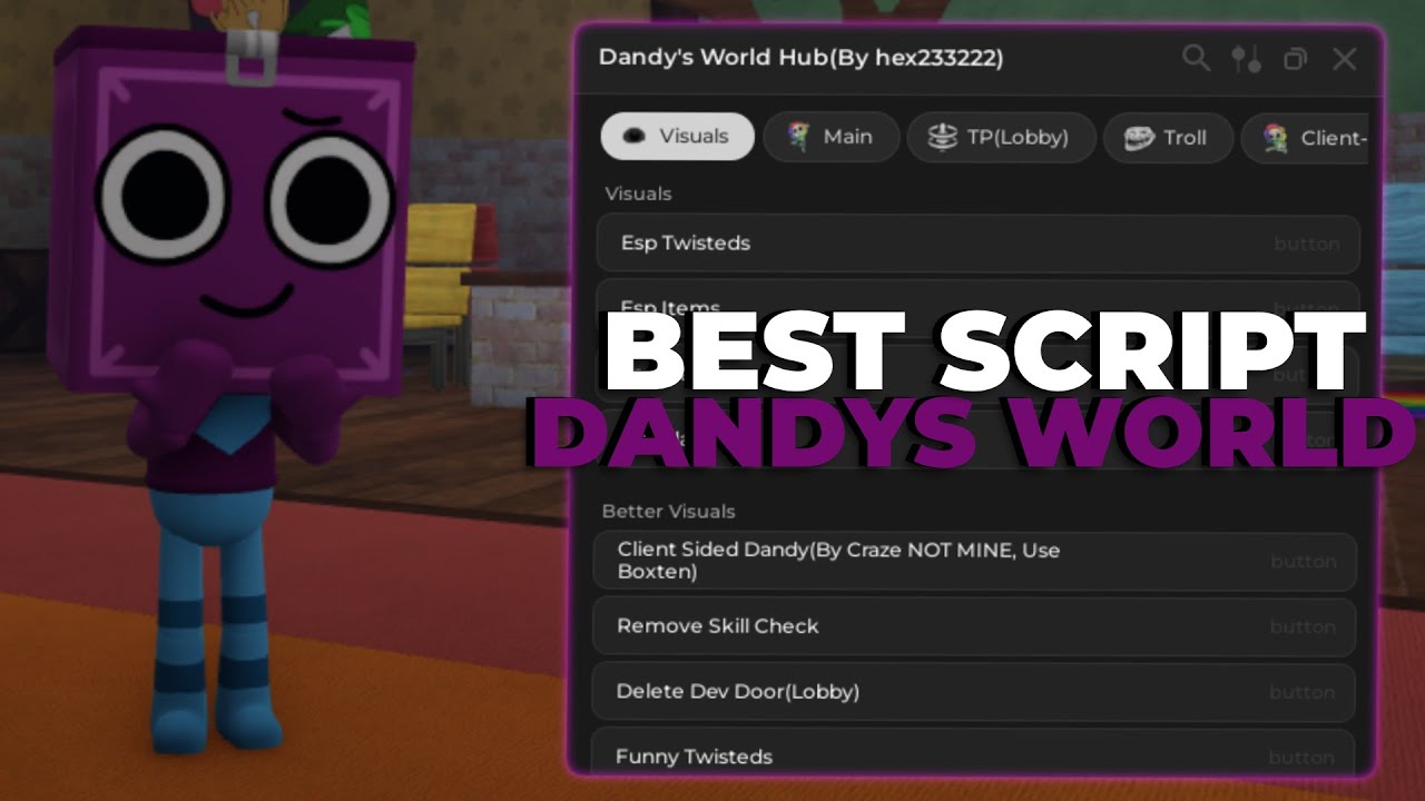 The BEST Roblox Dandy's World Script (No Key - Item Aura + Teleport ...