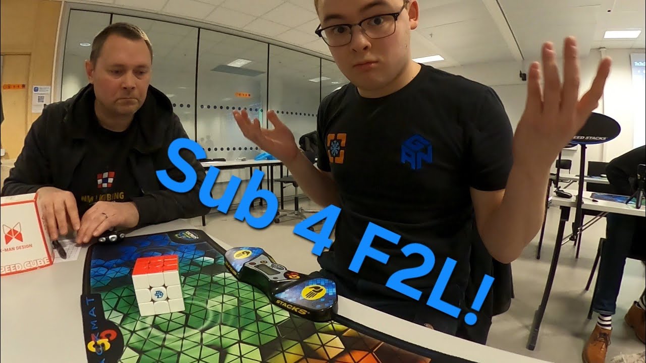 Sub 4 F2l In Oh 9 18 Oh Solve Trondheim Chill Out 2025 Youtube