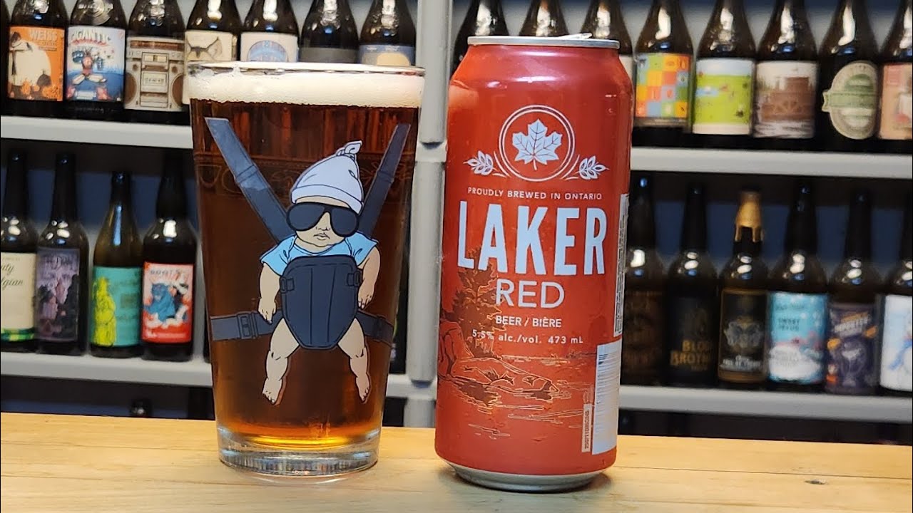 Waterloo Brewing Laker Red Amber Lager - YouTube