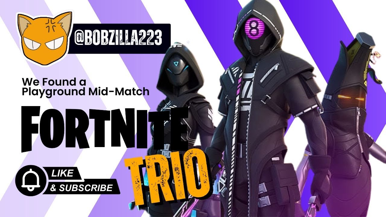 Fortnite Trio Takes a Chaos Break ☀️ | We Found a Playground Mid-Match ...