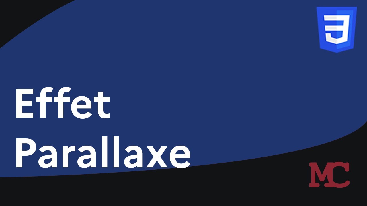 Effet de parallaxe en CSS - YouTube