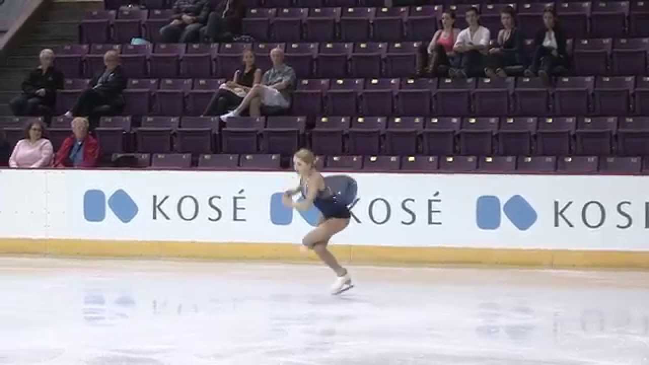 2015 ISU Jr. Grand Prix- Colorado Springs Ladies Free Skate Paige ...