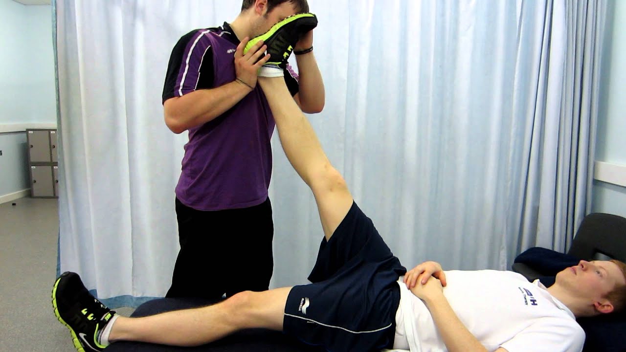 PNF Hamstring Stretch, with commentary - YouTube