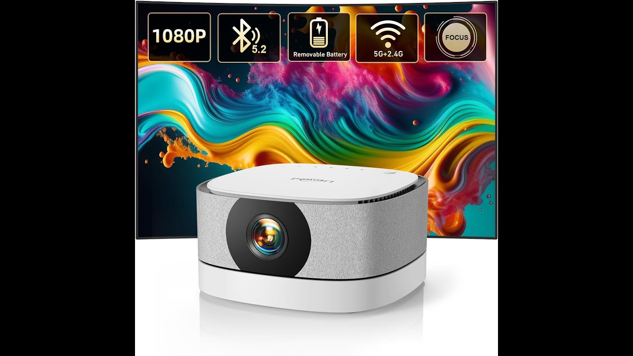 Lisowod Battery Powered Projector Review – Pros & Cons – Mini Portable ...