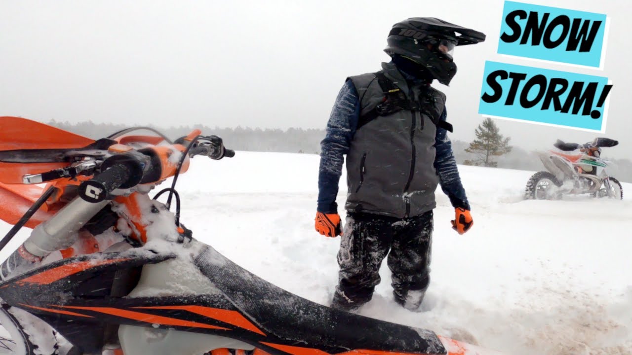 Insane Enduro - Freezing Snowstorm! - YouTube
