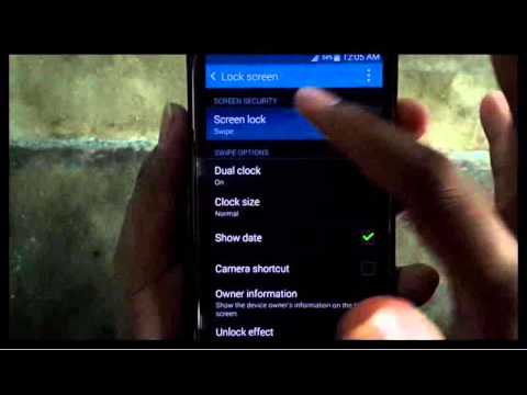 Samsung Galaxy S5 : How to disable lock screen (Android Phone) - YouTube