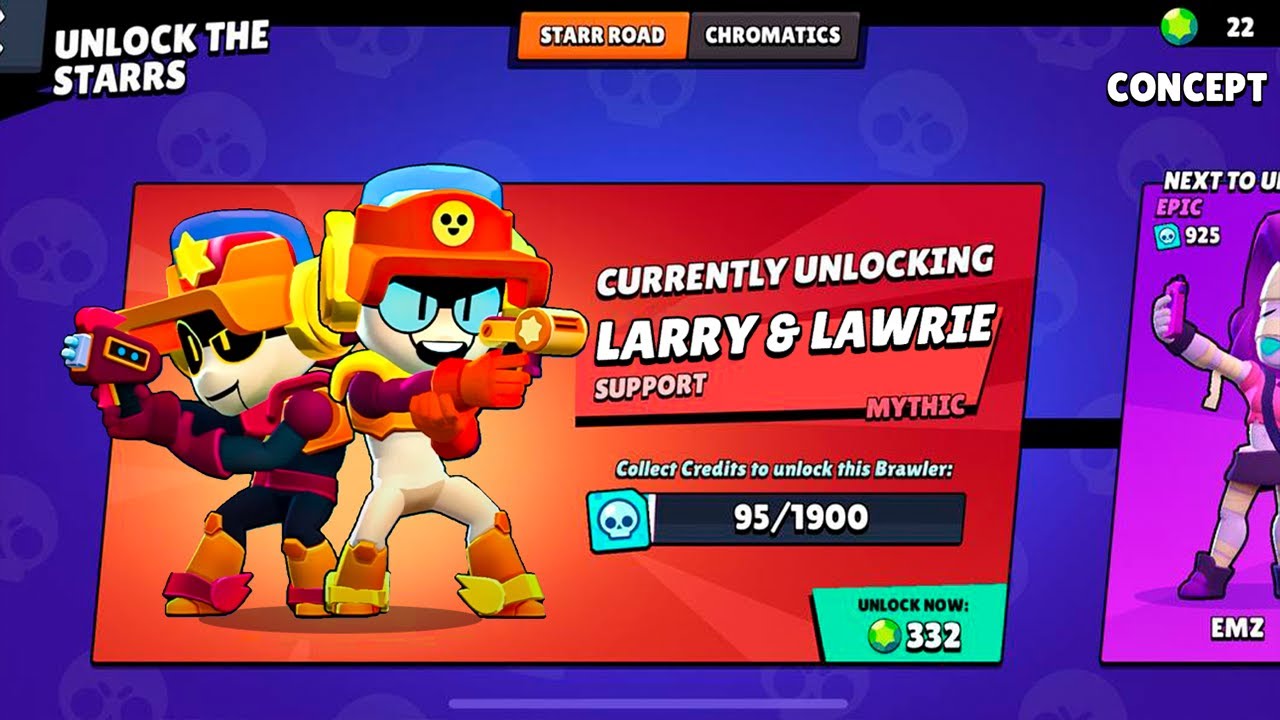 😱NEW BRAWLER LARRY & LAWRIE IS HERE!!!BRAWL STARS UPDATE GIFTS!🎁😍 ...