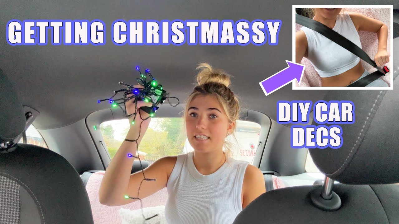 Getting Christmas Supplies Christmassy Diy On My Car Rosie Mcclelland