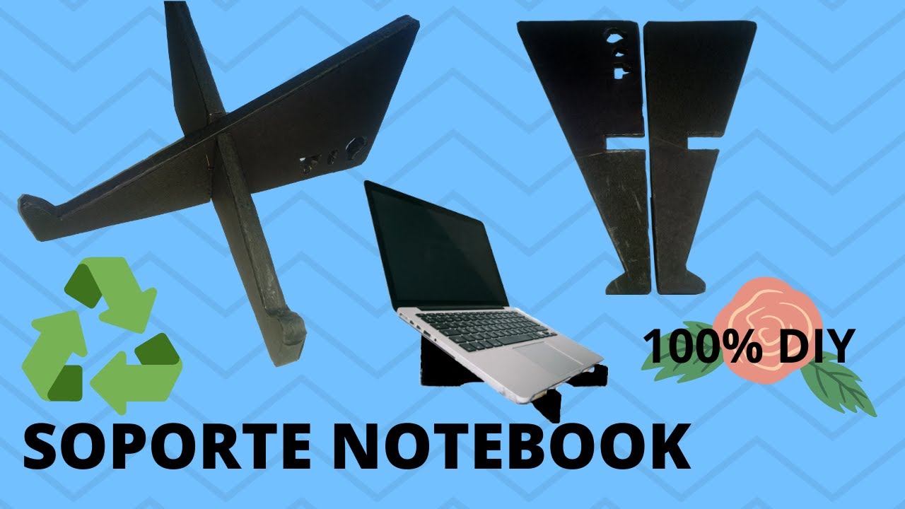 SOPORTE para NOTEBOOK LAPTOP| 100% RECICLADO♻ |DIY🌹 - YouTube