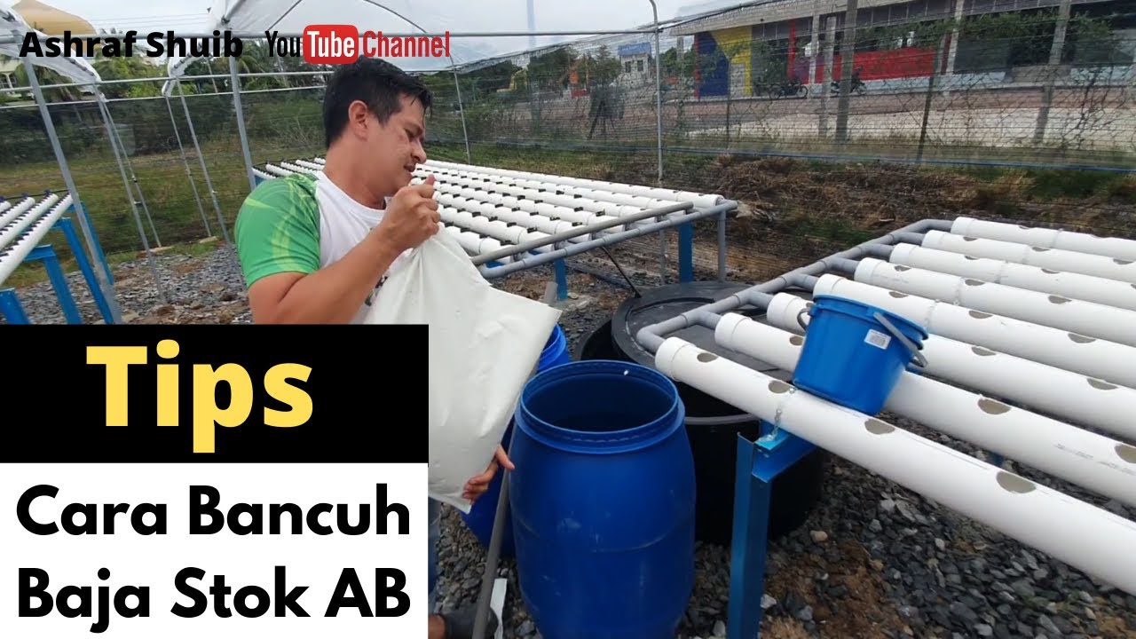 Cara Bancuh Baja Stok AB - YouTube
