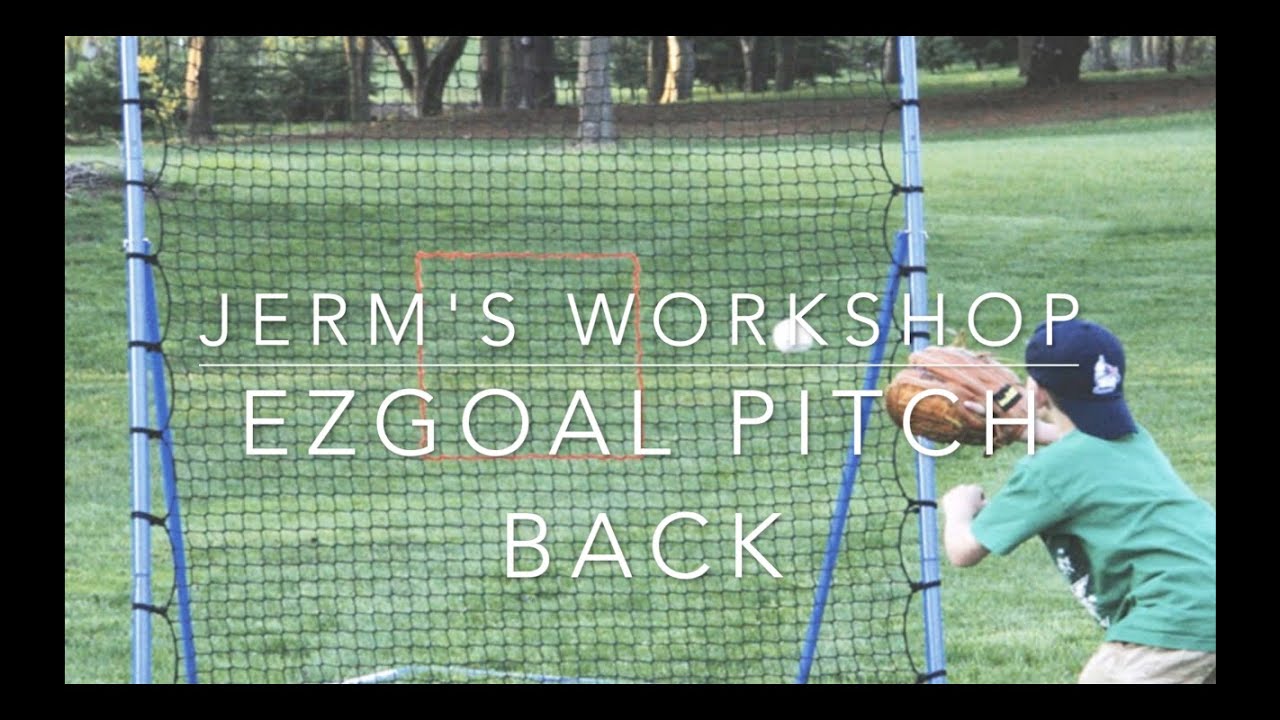 EZ Goal Pitch Back Assembly - YouTube