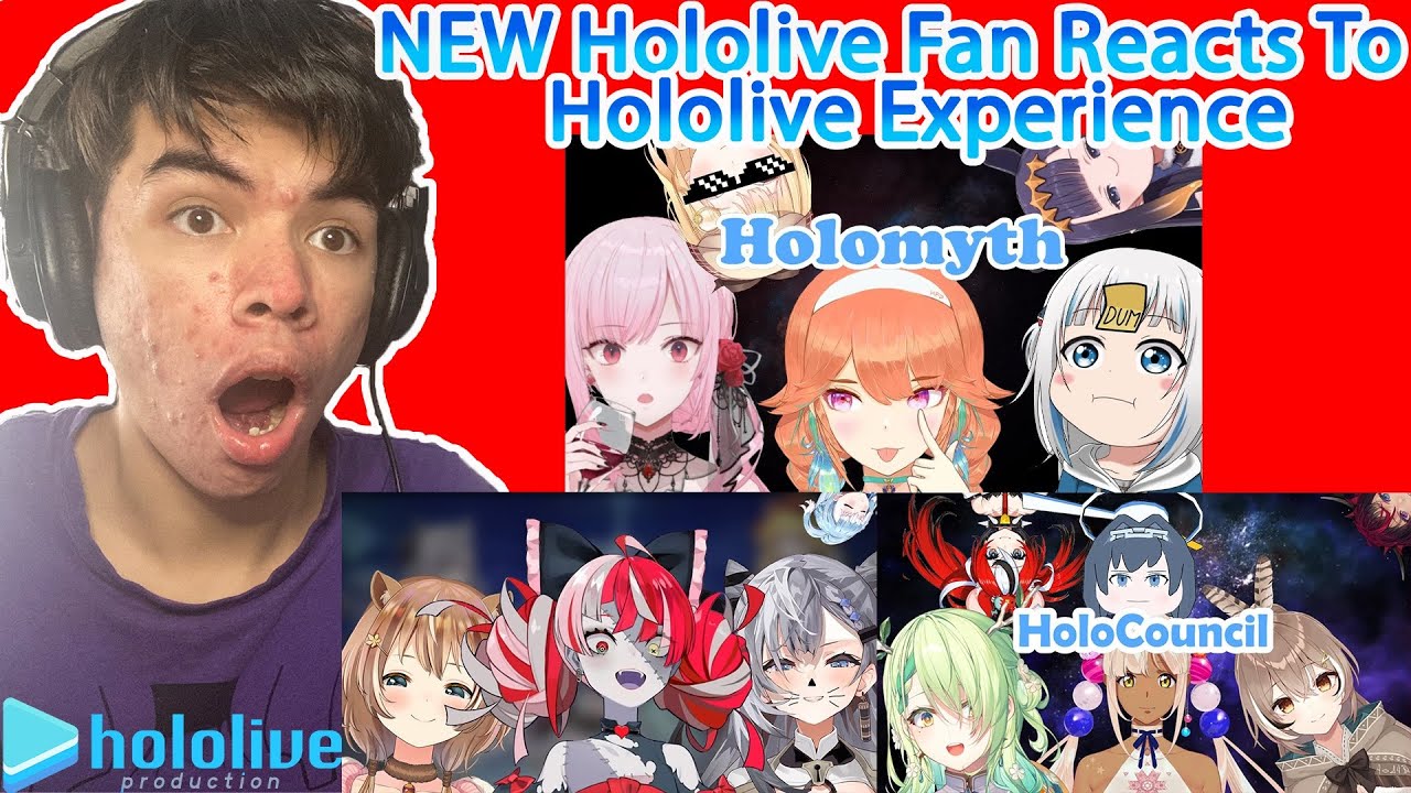 Learning about Hololive New Hololive Fan Reacts to Hololive Wave ...