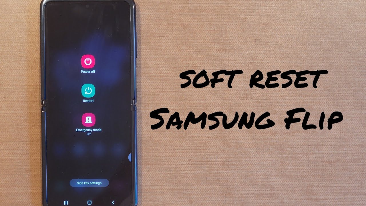 Soft Reset Samsung Galaxy Flip - YouTube