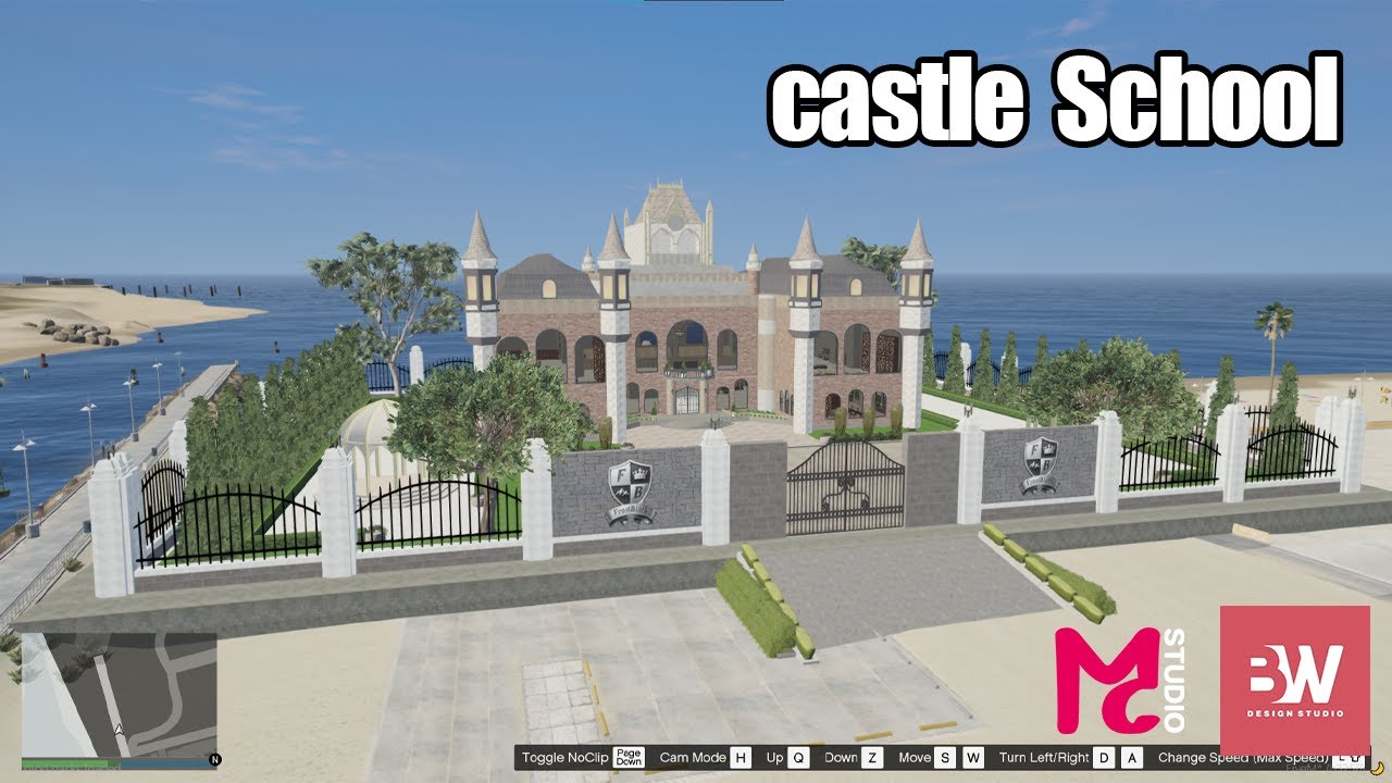 castle School map GTA V FiveM Maps By MICHAEL - YouTube