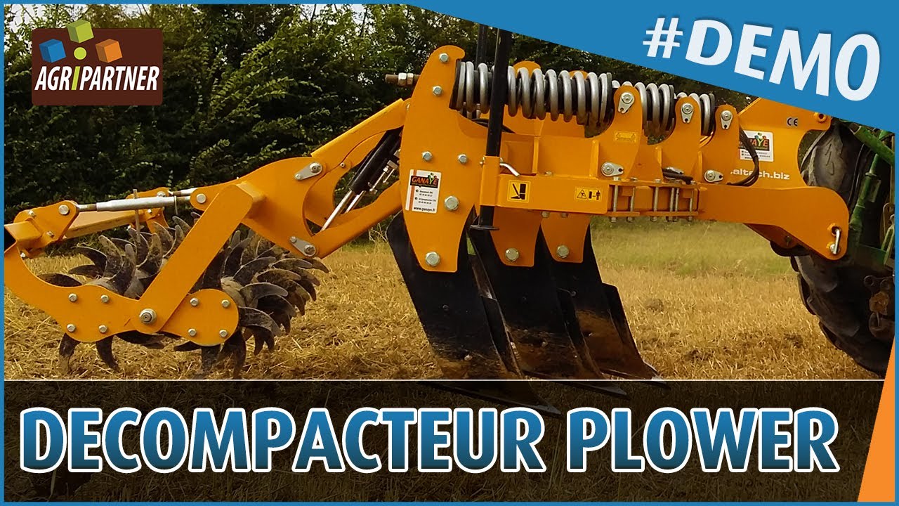[DÉMO] Décompacteur Plower à 6 dents Type Michel by Agripartner - YouTube