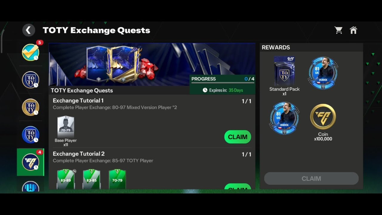 FC MOBİLE 24 HOW TO COMPLATE TOTY EXCHANGE QUESTS ? #fcmobile # ...