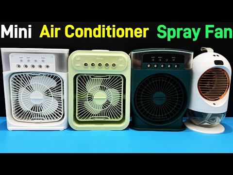 Mini Air Conditioner Spray Fan - Cool in Summer ，Portable Cooling Air ...
