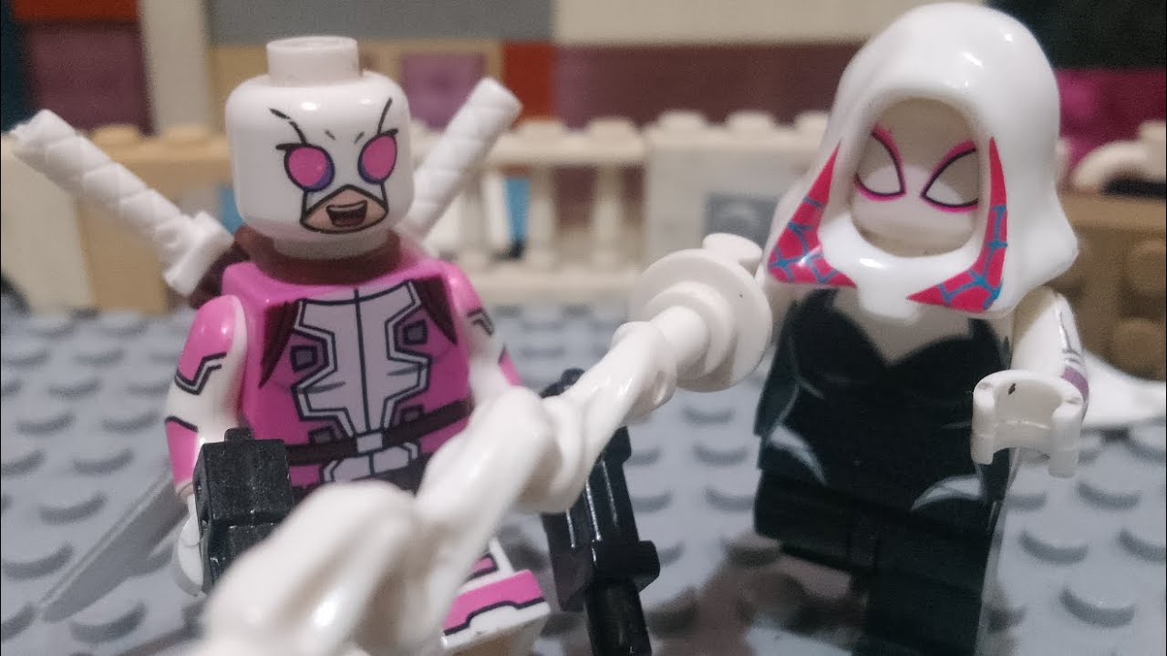 Gwenpool Visit Spider Gwen Univers (Lego Stop Motion ) - YouTube