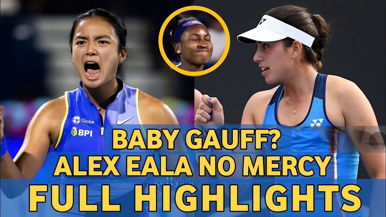 Alex Eala No Mercy vs Baby Gauff Shavit Kimchi Masterclass Tennis ...