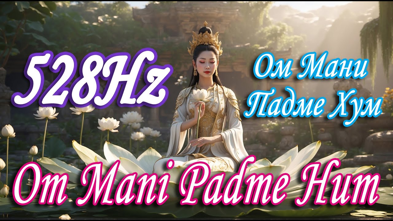 528Hz 六字大明咒 Om Mani Padme Hum Ом Мани Падме Хум Ơm Ma Ni Bát Đạt Hồng ...