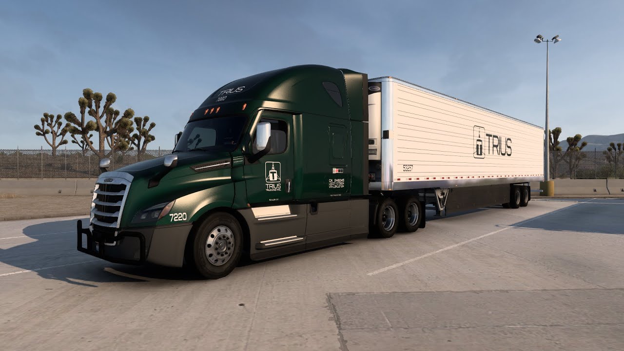 American Truck Simulator- Trius Trucking Frozen Pizza to- LA (Part 2 ...