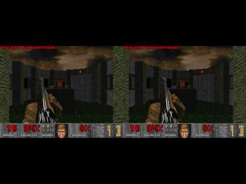 Doom II DEMO1 in 3D - YouTube