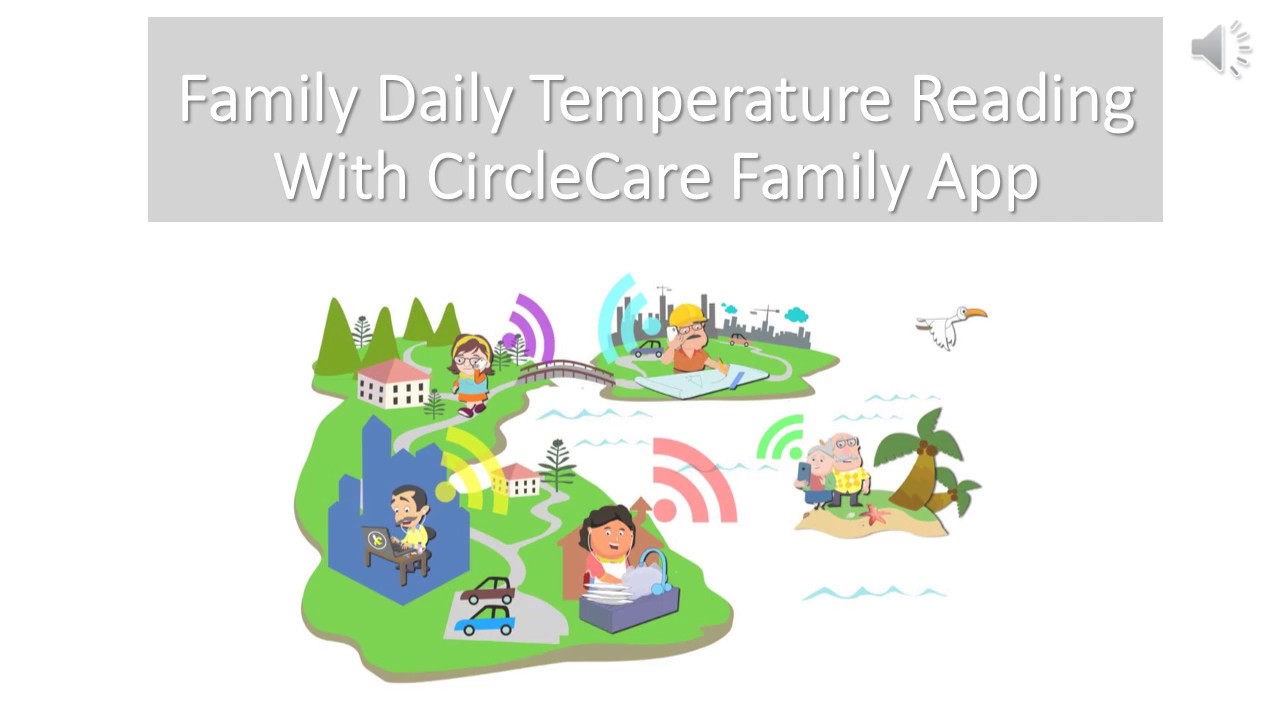 Family Daily Temperature Reading With CircleCare Family App - YouTube