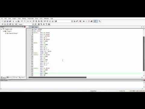 Handling interrupts in 8051 using Assembly language (KEIL + Proteus ...