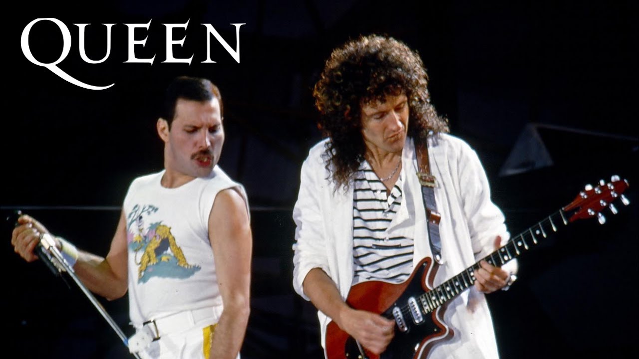Queen - Bohemian Rhapsody Wembley 1986 (guitar backing track with piano ...