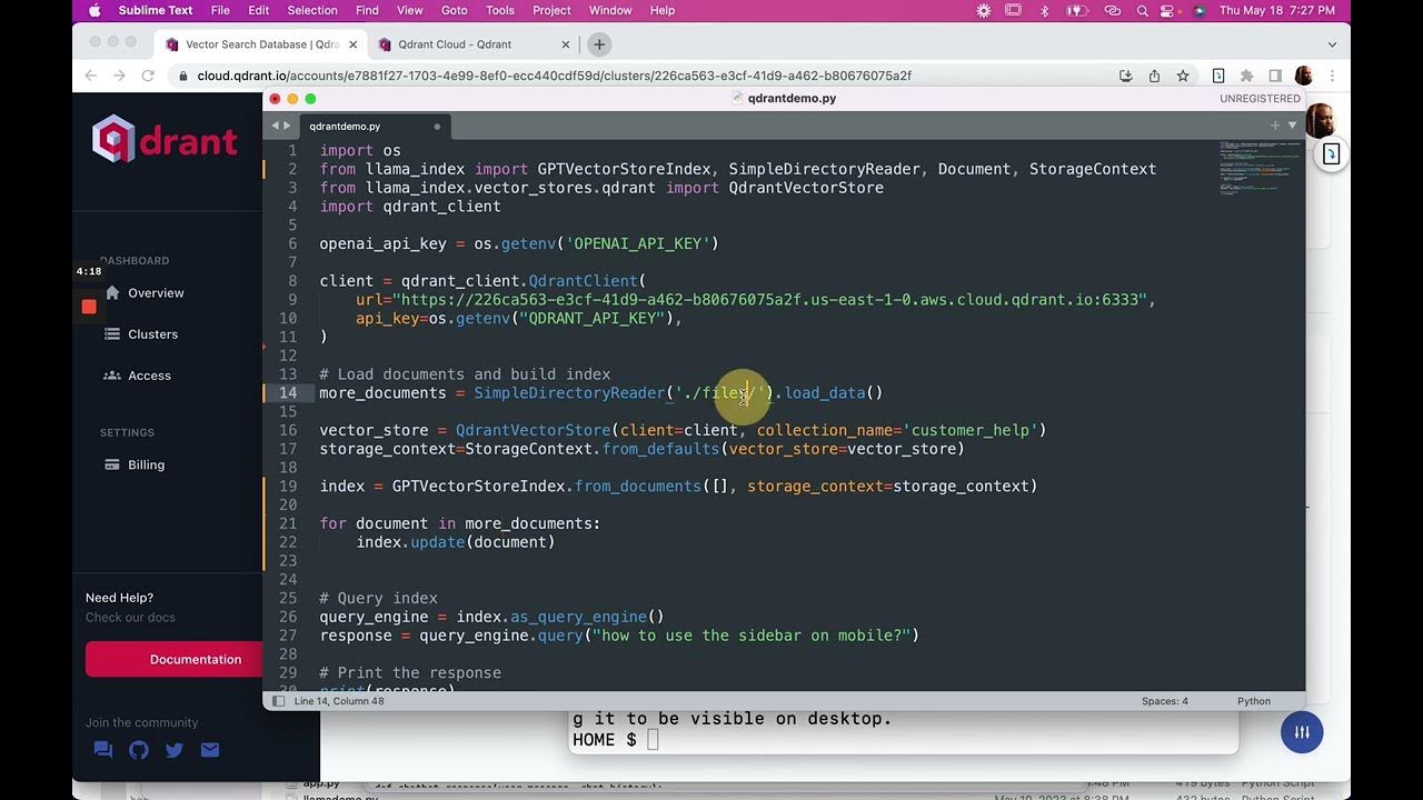 LlamaIndex + Qdrant - YouTube