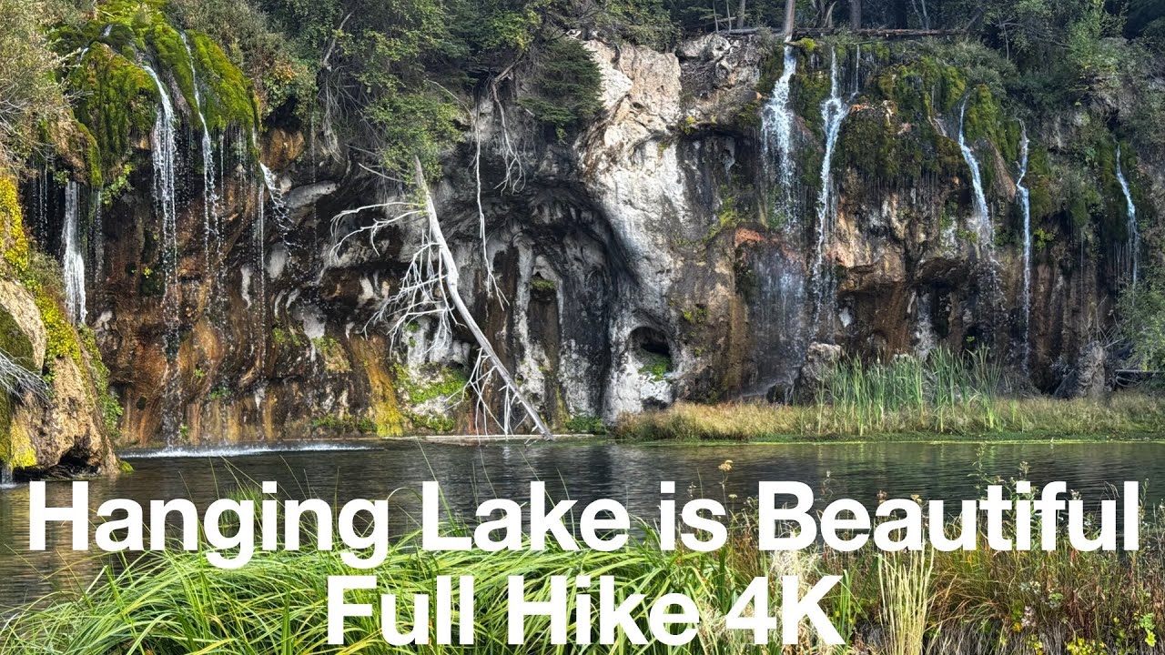 Hanging Lake Trail Full Hike in 4K + Permit Guide & Commentary - YouTube