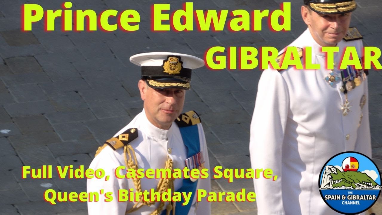 Royal Gibraltar Regiment parade; Earl & Countess of Wessex at Queen's ...
