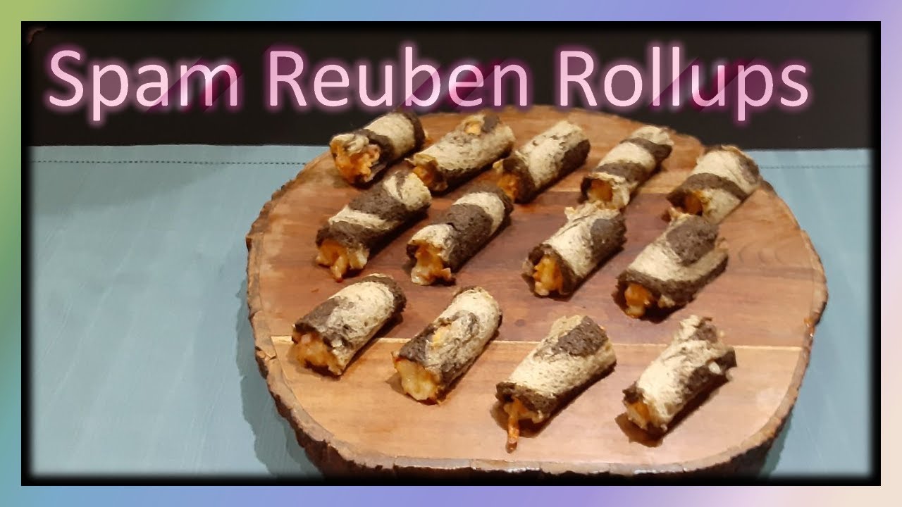Spam Cookbook | Spam Reuben Rollups - YouTube