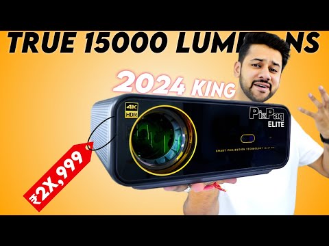 Pixpaq Elite (JAPAN) Projector Review | 2024 Real KiNG Under 25000? 650 inch Cinema TEST