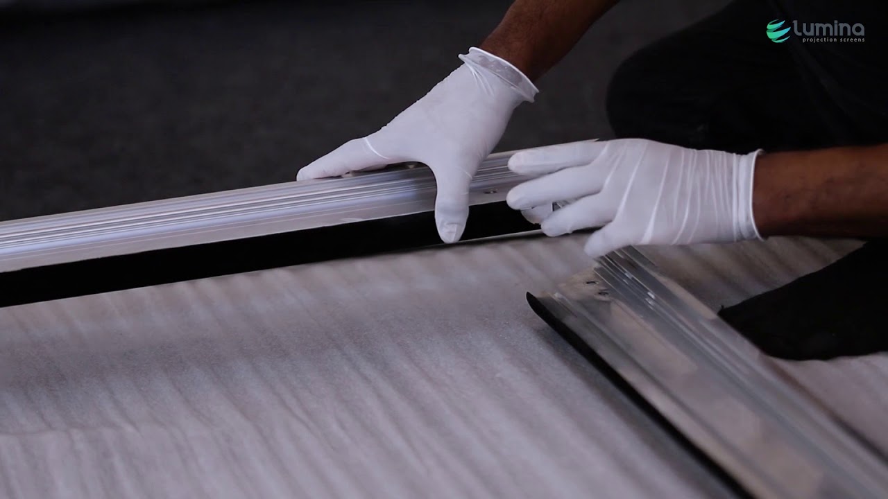 Fixed Frame Screen Installation 10 cm Non-Stretchable Fabric | Lumina ...