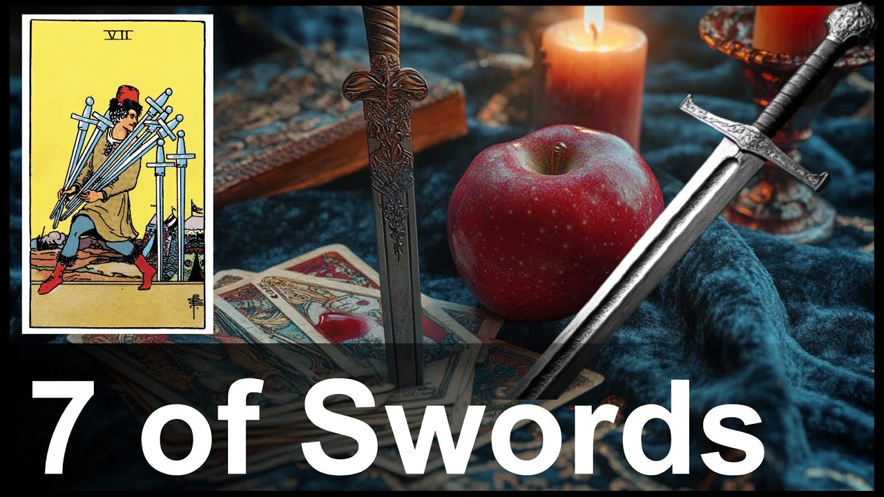🔮🗡️ Card Interpretation - The 7 of Swords (Seven of Swords) (One Tarot ...