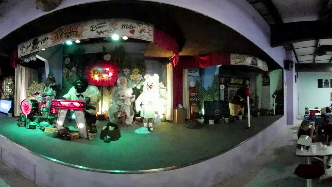 Rock Afire Explosion, Billy Bob’s Wonderland 8/6/17 Gear 360 - YouTube