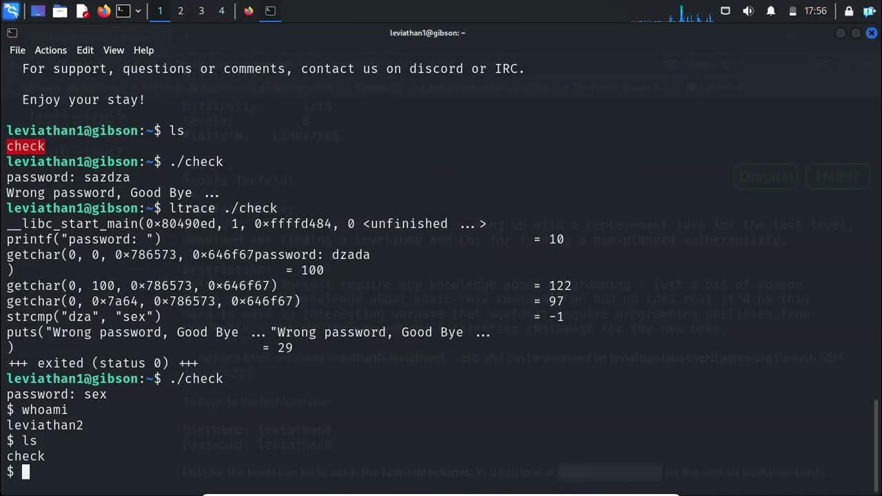 Cracking the Code: OverTheWire Leviathan Level 1 Walkthrough (Beginner Friendly) - YouTube