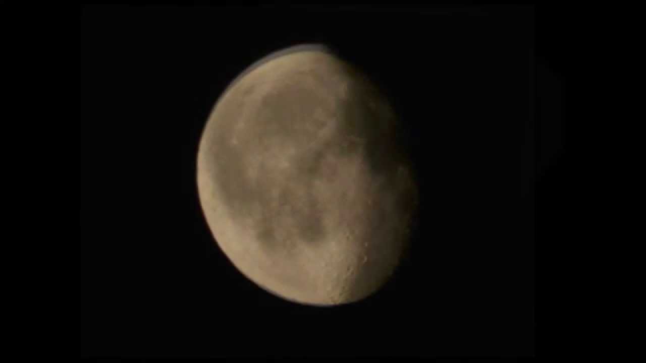 time lapse moon phase february 2015 - YouTube