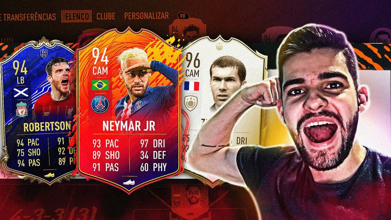 NEYMAR LARANJA 94 NO FUT DRAFT 193!! DESAFIO* FIFA 20 - YouTube