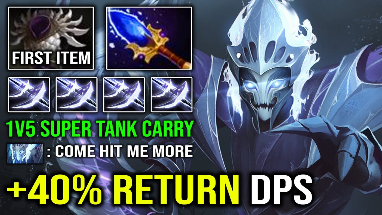 BRUTAL +40% Return DPS First Item Blade Mail Spectre 1v5 Super Tank ...